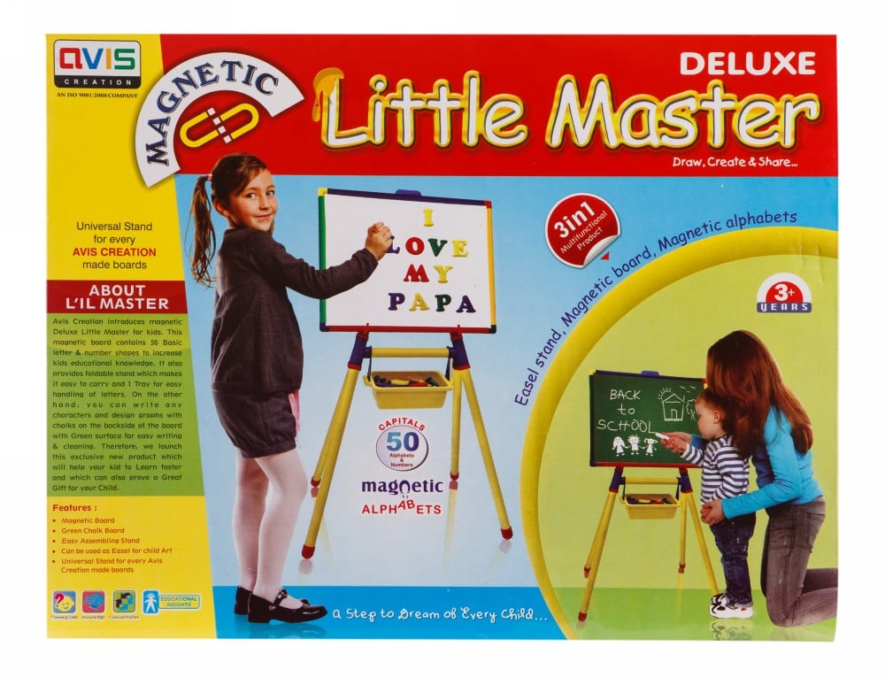 Buy Little Master 3-In-1 Magnetic Board for Online In India • Kheliya Toys