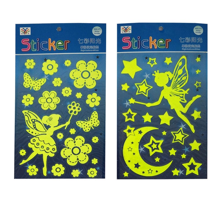 Buy Glow In Dark Fairy Star Radium Wall Sticker | Night Glow Decorative ...