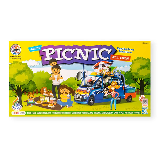 Buy Ratna's Jumbo Picnic Enjoy The Picnic Fun At Home Game For Kids | 5 ...