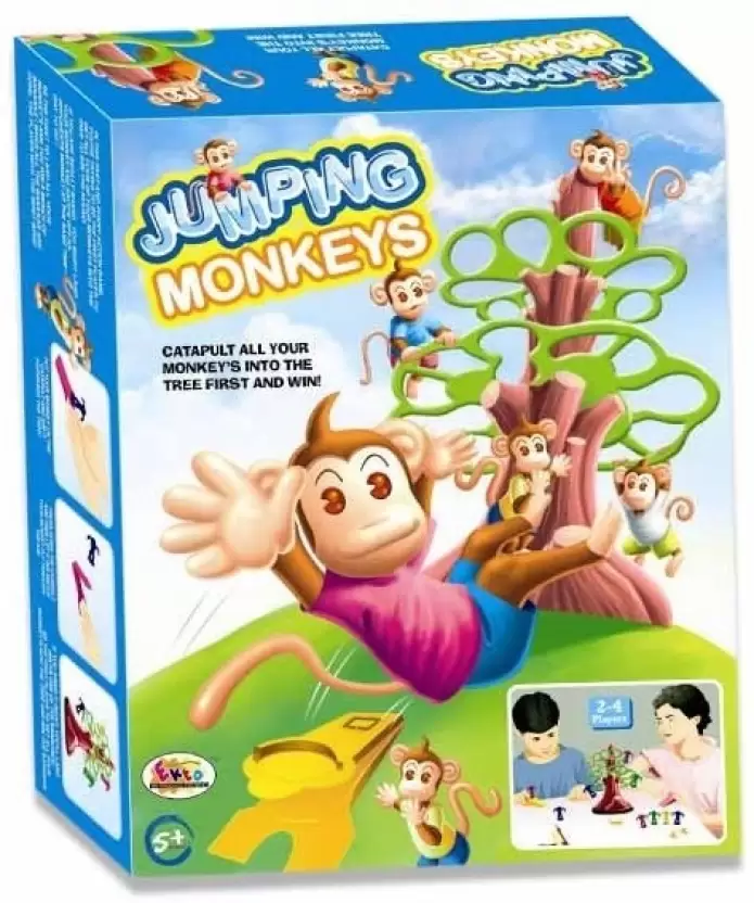 Buy Jumping Monkeys Game | For 2-4 Players, | 5+ Years. for Online In ...