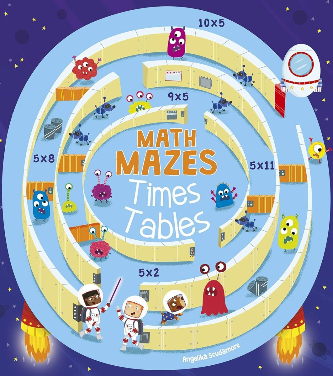 Buy Arcturus Maths Mazes Times Table Book for Online In India • Kheliya ...