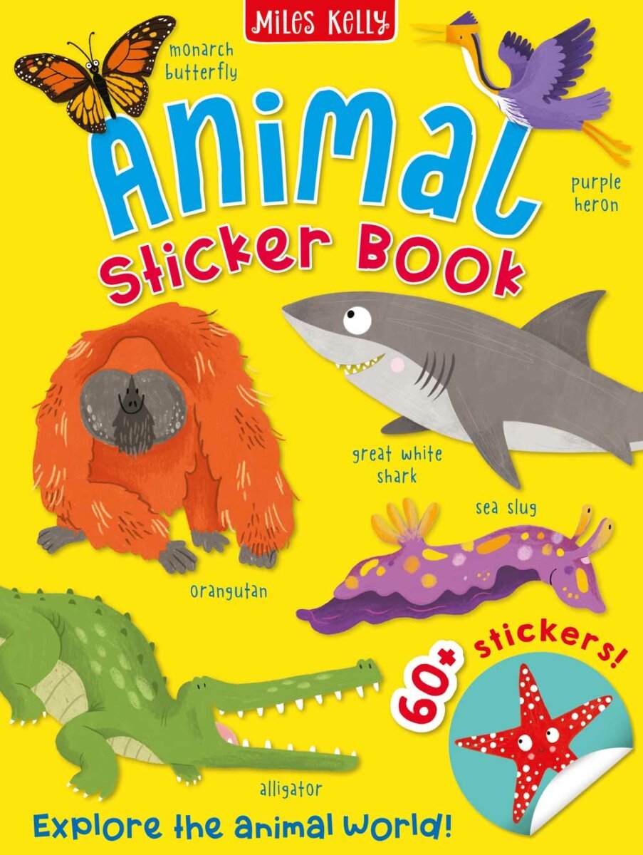 Buy Miles Kelly Animal Sticker Book Explore The animal World ( 60 ...