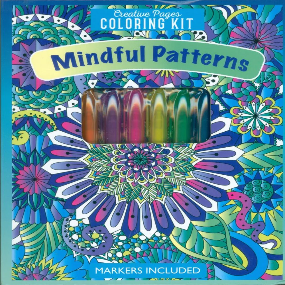 Buy Creative Pages Coloring Kit Mindful Patterns for Online In India ...