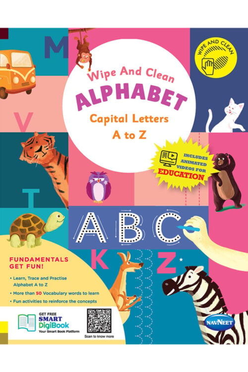 Navneet Wipe And Clean – Alphabet Capital Letters A To Z Paper Back ...