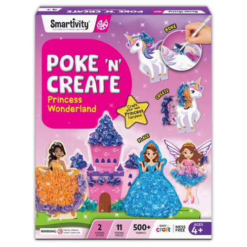 Smartivity Poke N Create Princess Wonderland Art And Craft Kit ...