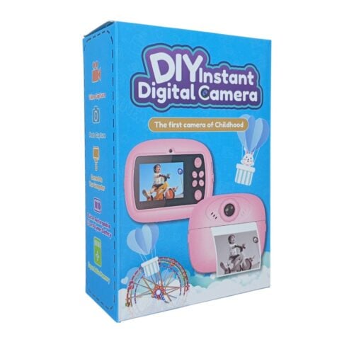 DIY Instant Print Digital Mini Camera Toy For Kids – Fun Creative ...