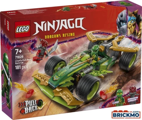 Buy Lego Ninjago Dragons Rising Lloyd's Pull-Back Race Car | 181 Pcs ...