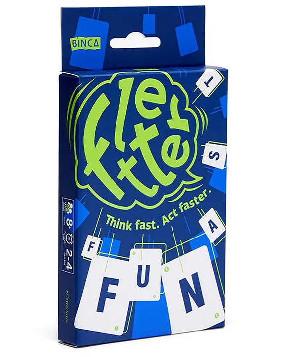 Buy Binca Fletter Word Game | Think Fast Act Faster Fun Card Game for ...