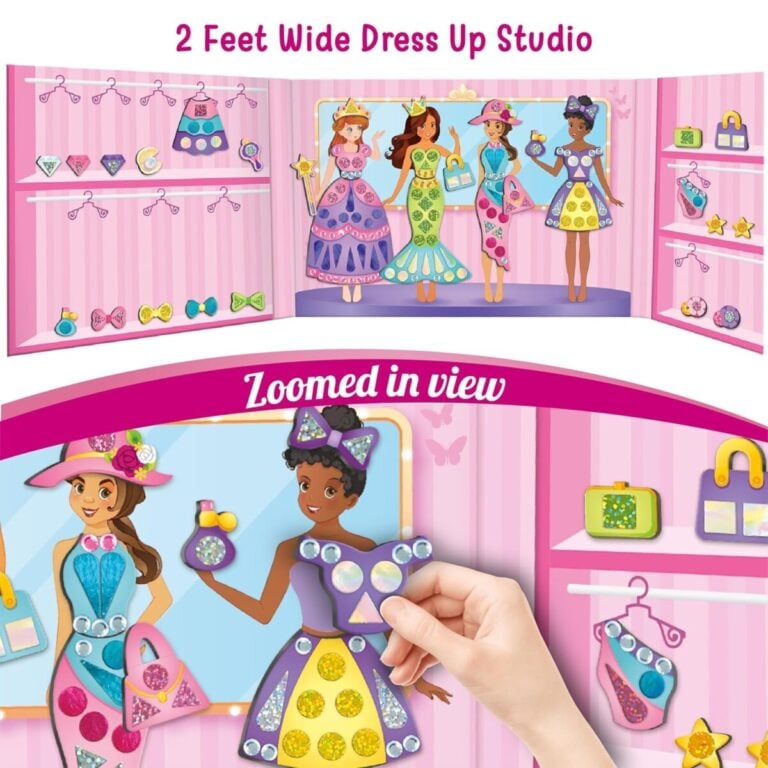 Imagimake DIY Magnetic Dress-Up Princess | 30 Magnetic Dresses And ...