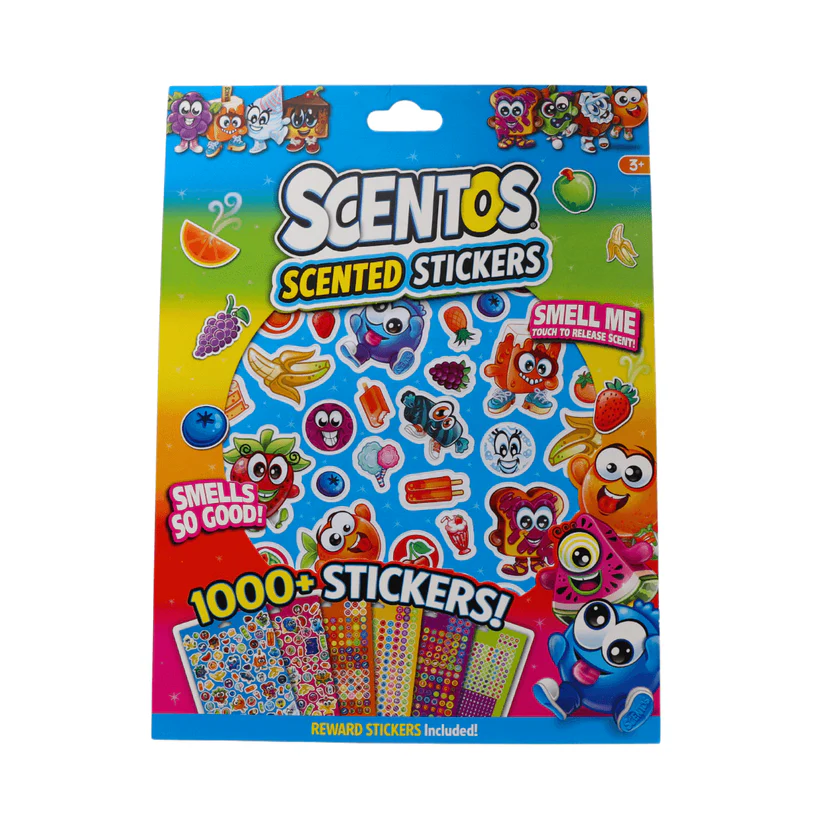 Buy Scentos Scented Stickers Fruits, Sweets and Silly Characters For ...