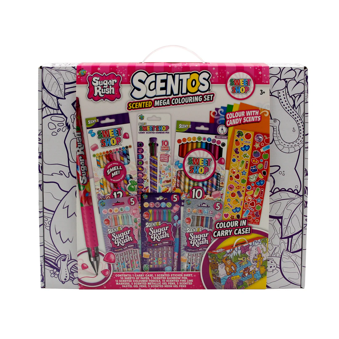 Buy Scentos Scented Mega Colouring Set, Delicious Scented Art Supplies ...
