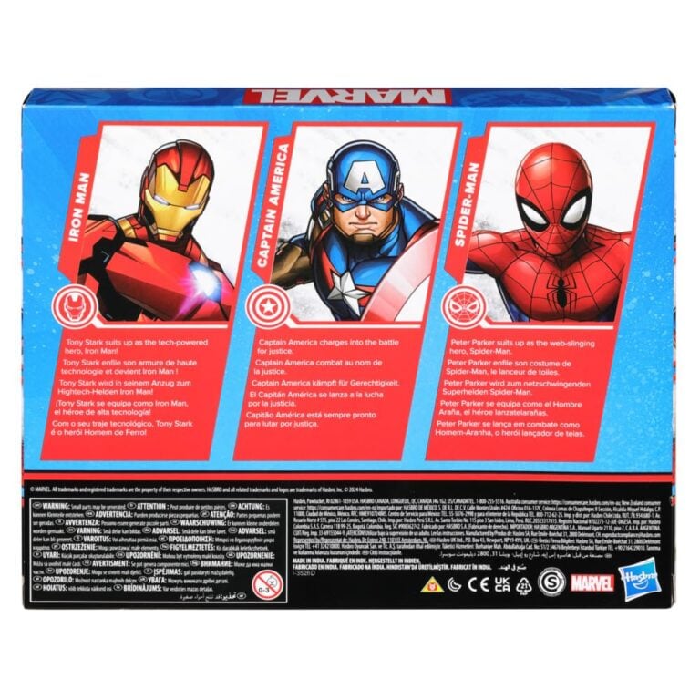 Buy Marvel 6-Inch (15 CM) Iron Man, Captain America, and Spider-Man ...