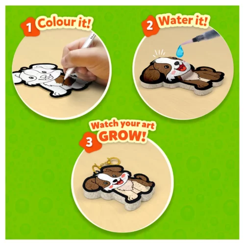 Skillmatics Aqua Puffs Animal Friends 3D Art Kit | Creative Water-Fused ...