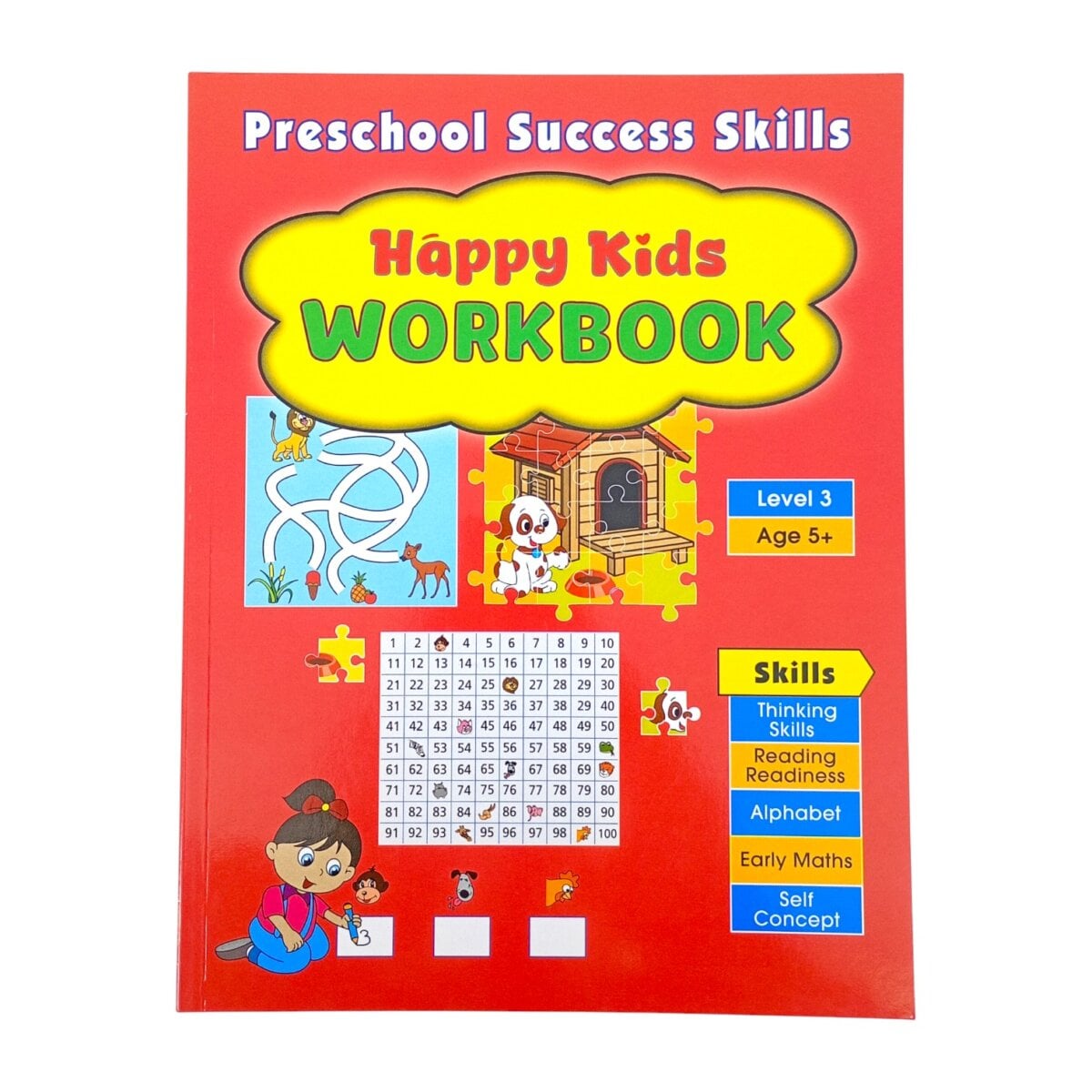 Preschool Success Skills Happy Kids Workbook Level 3 – Fun Educational ...